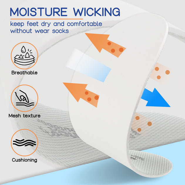 3 Pairs Men's Wide Fit Insole Garden Shoes Inserts for Crocs Clogs Sne ...